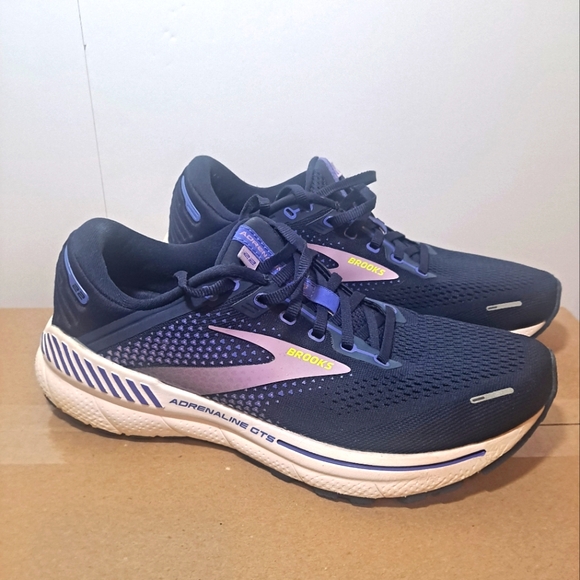 Brooks | Shoes | Brooks Adrenaline Gts 22 Women Size 5 Navy Blue ...